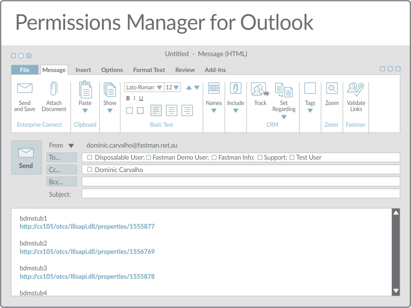 Fastman Permissions Manager for Outlook | Fastman